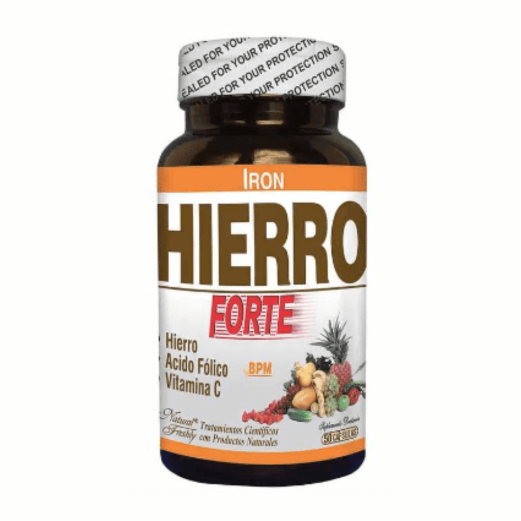 Hierro Forte- frasco x 50 capsulas – Tienda Naturista Los Girasoles